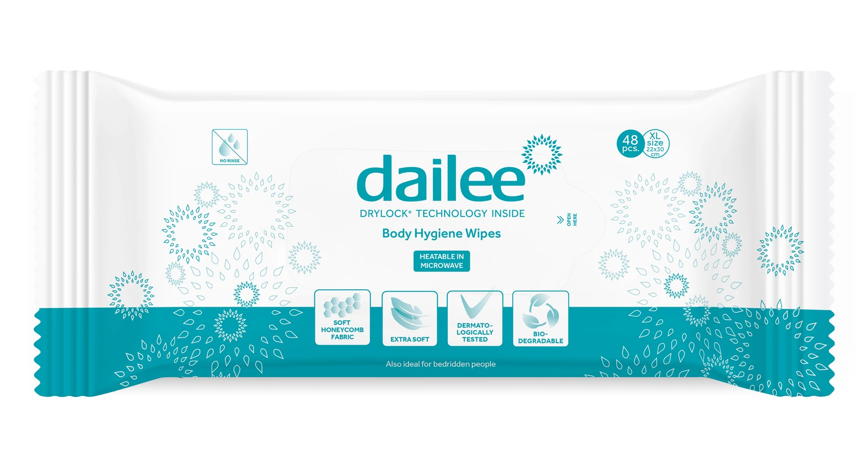 Dailee Body Wipes Nedves törlőkendő 48 db | Gyógymankó webáruház