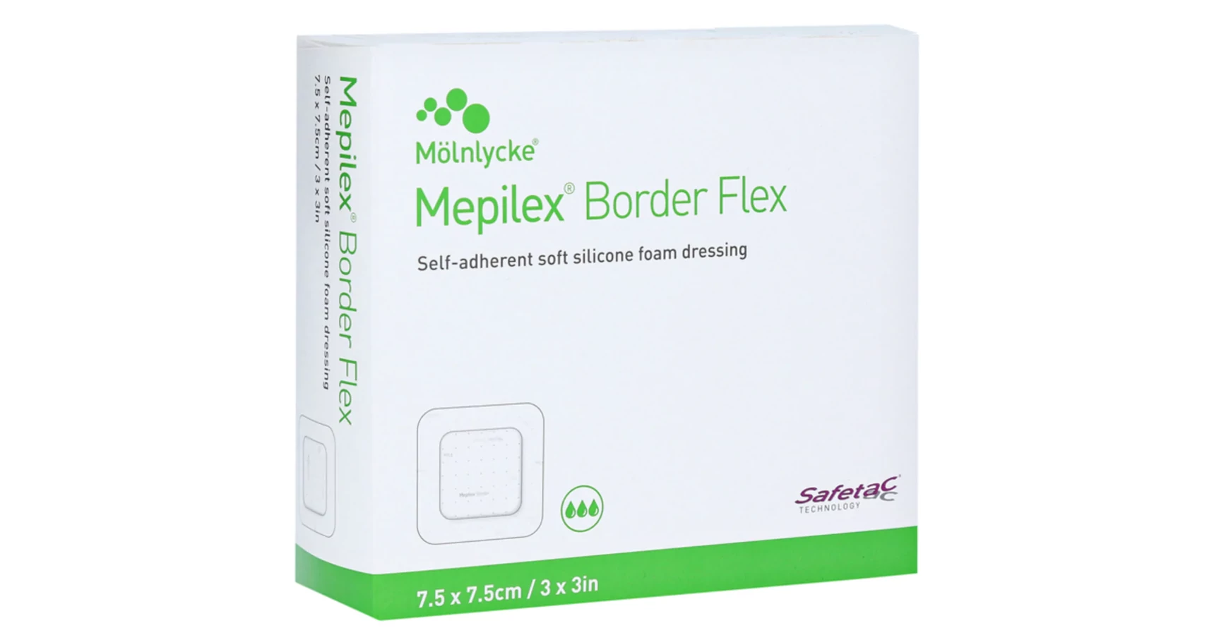 Mepilex Border Flex 10 x 10 cm | Gyógymankó webáruház